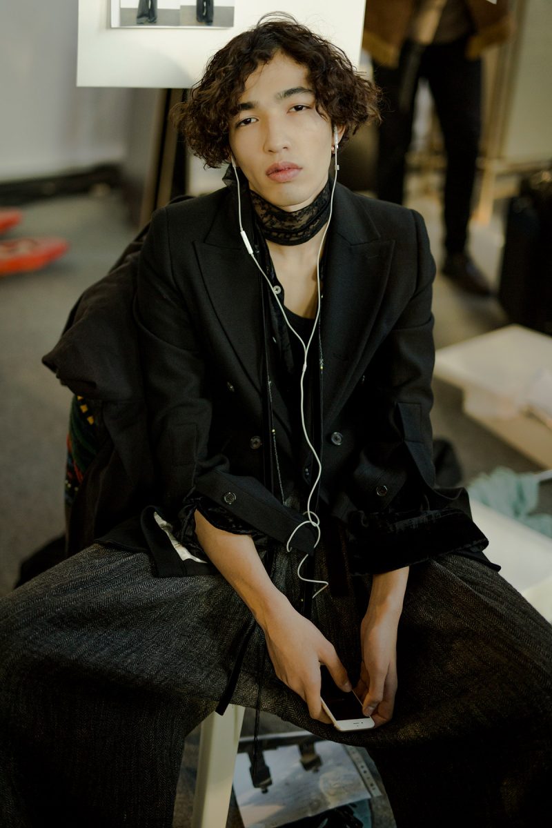 ANN DEMEULEMEESTER AW17 BACKSTAGE